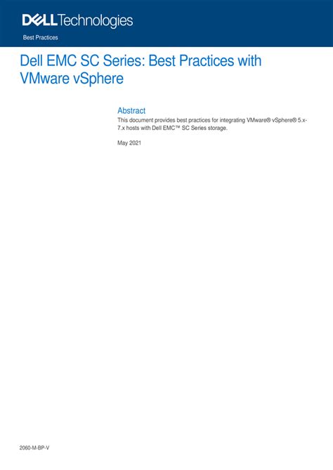 Vmware Vsphere最佳实践 Vm技术库