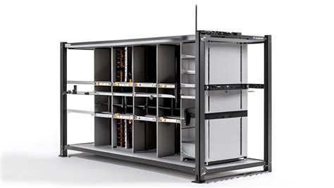 Modular Rack With Adjustable Compartments Premium AI Generated Image