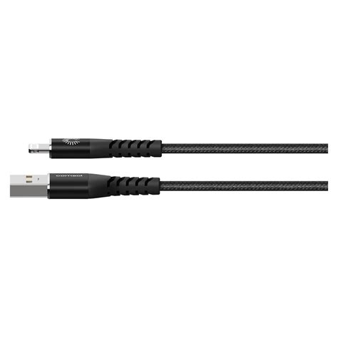 Comsol 3m Usb A To Lightning Cable Reinforced With Aramid Fibre Black