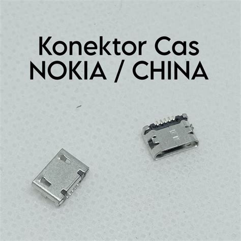 Jual KONEKTOR CAS UNIVERSAL NOKIA CHINA V 2 PENDEK Shopee Indonesia