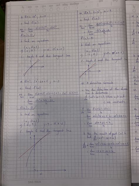 Derivatives Exercises