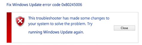 Fix Windows Update Error Code 0x80245006