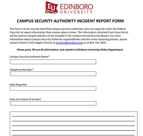 Printable Security Incident Report Examples PDF Templates Show
