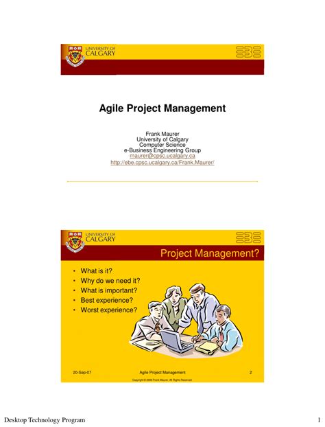 PDF Agile Project Management