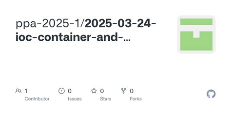 Github Ppa 2025 12025 03 24 Dependency Injection Layered Architecture