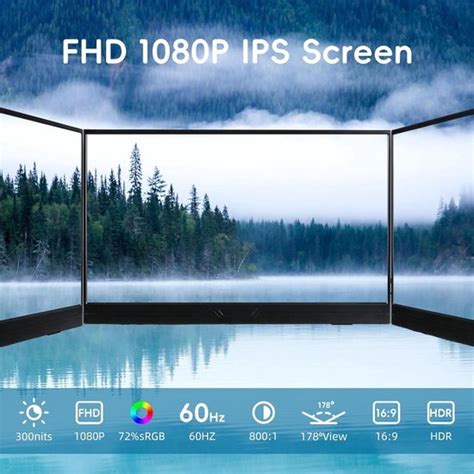 Portable Monitor Extra Scherm Laptop Laptop Scherm Uitbreider