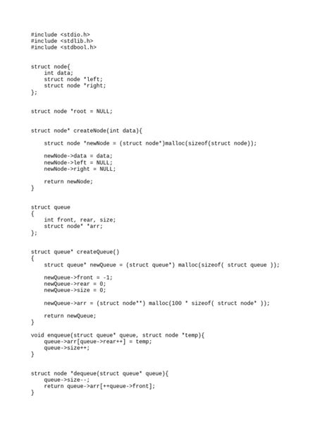 Bitree Pdf Queue Abstract Data Type Data Management