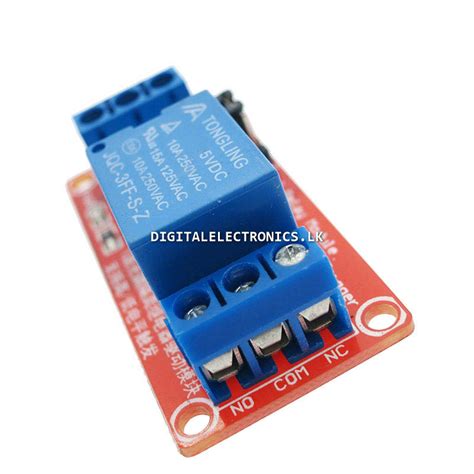 Channel Relay Module With Optocoupler V Digitalelectronics Lk