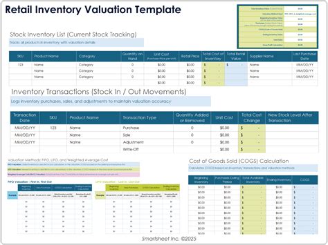 Free Retail Inventory Management Templates