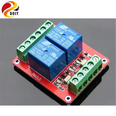 Channel Two Way Relay Control Module Optical Coupling Isolation High Level Trigger V V V