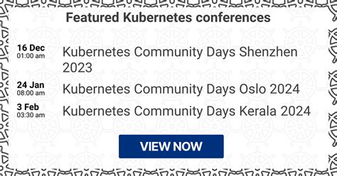 Kubernetes Conferences Kube Events