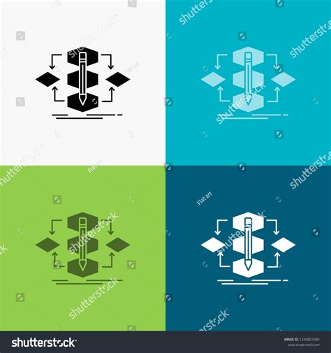 Algorithm Design Method Model Process Icon Stock Vector Royalty Free