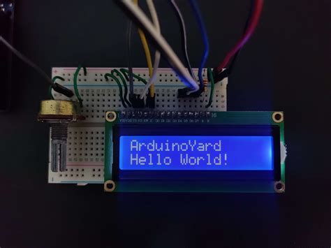How To Interface A 16x2 Lcd Display With Arduino Arduinoyard