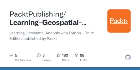 Github Packtpublishinglearning Geospatial Analysis With Python Third
