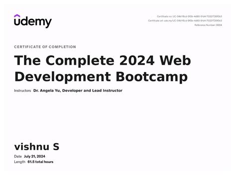 Vishnu S On Linkedin Webdevelopment Fullstack Continuouslearning Udemy