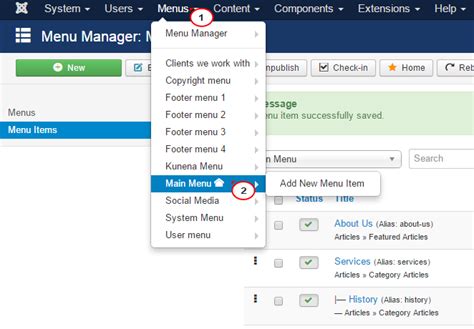 Joomla 3x How To Create A Download Link In The Single Article And Assign This Article To Menu