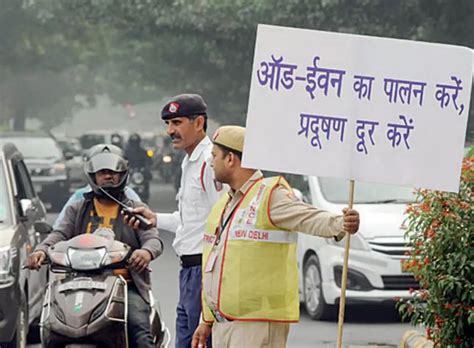 Delhi Odd Even Scheme Emergency Traffic Restrictions