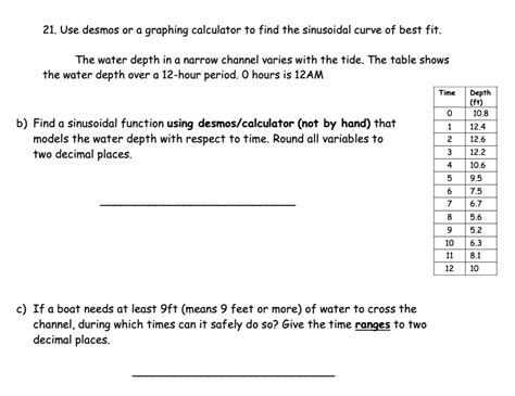 Solved 21 ﻿use Desmos Or A Graphing Calculator To Find The
