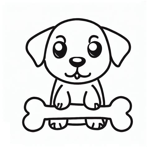 Coloriage Chien Et Os T L Charger Et Imprimer Gratuit Sur Coloriageenfant Com
