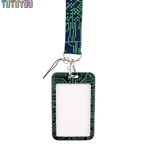 Badu Bg 1 бр Pc2895 Зелена дънна платка Държач за ремъци за карти Ключодържател за кола Id Card