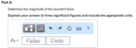 Solved Item 1 Determine The Resultant Force And Specify Chegg Com