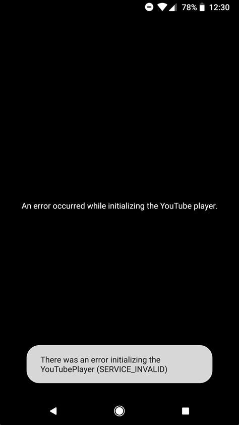 Bug Annerror Occurred While Initializing The Youtube Player Redditsync
