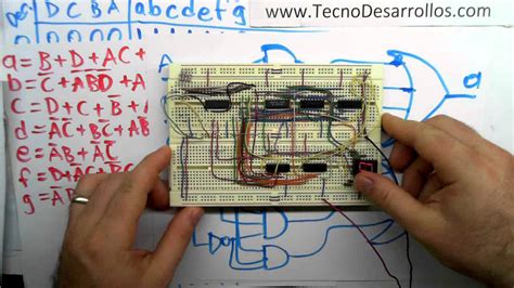 Decodificador Binario A Decimal Con Display De 7 Segmentos Parte 4 Youtube