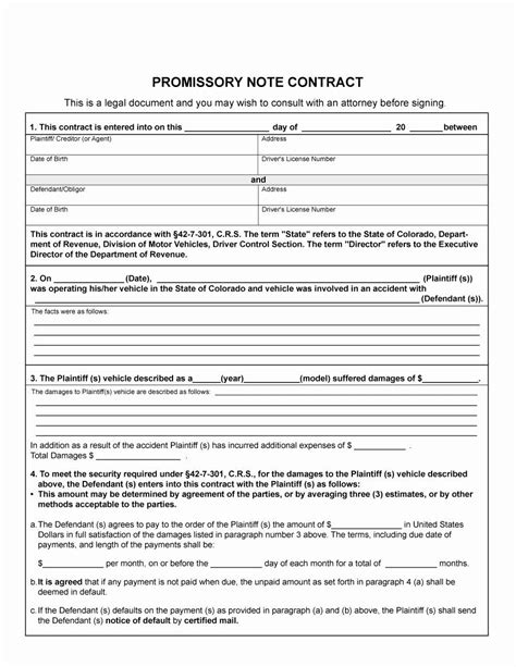 Car Accident Payment Agreement Letter Sample Great Professionally