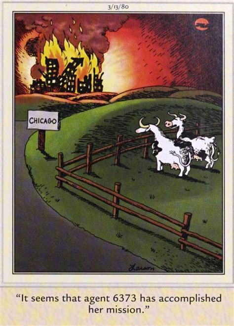 The Far Sides First 5 Cow Comics And Last 5 Cow Comics And How Gary Larsons Style Evolved In