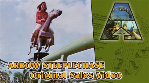 Steeplechase Roller Coaster 1970s Arrow Development Sales Video
