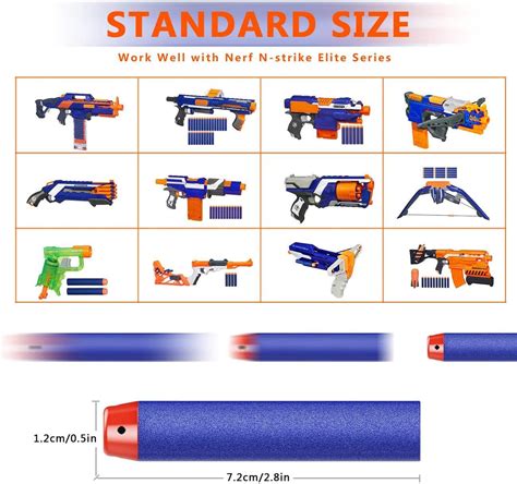 Nerf N Strike Blaster Compatible Dart Bullets 100pcs Nerf Bullet