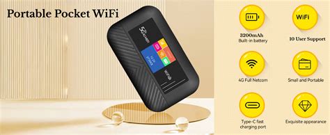 Amazon Com Portable Router Mini Travel Pocket VPN Router Mobile Hotspot With 2100mAh Large