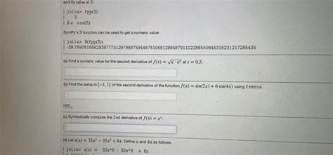 Solved Answer Through Julia The One Answered On Here Solved Chegg Com