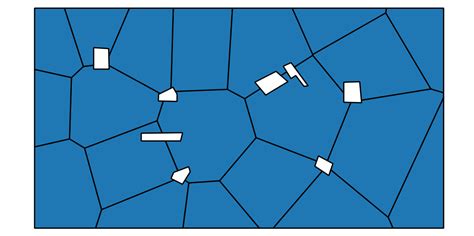 Masking Considering Holesconstraints In Voronoi Polygon Creation In