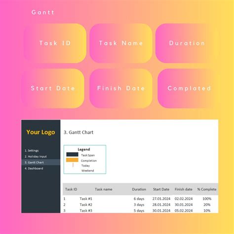 Gantt Chart Excel Template Optimize Project Planning Excel Gantt