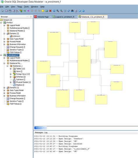 not able to open relational and logical data model from dmd file oracle forums