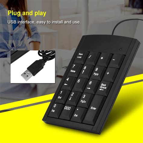 Portable Mini Usb Numeric Keypad Numpad 19 Keys Di Grandado