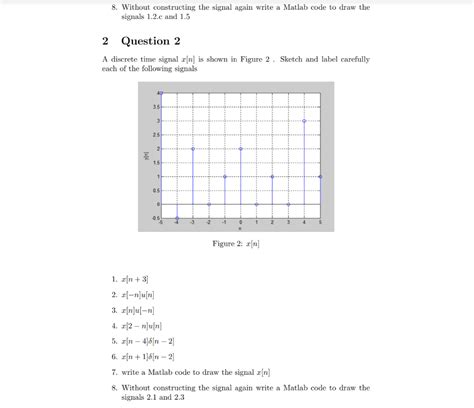 Question A Continuous Time Signal T Is Shown In Chegg