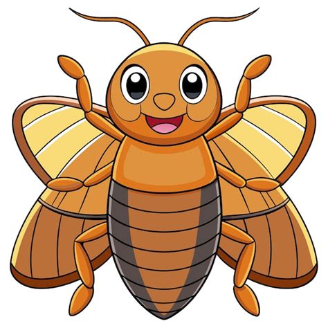 Premium Vector Asian Cockroach Bug Sleeps Vector Kawaii