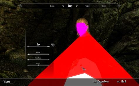 Cbbe Purple Face And Red Triangles Skyrim Technical Support Loverslab