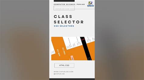 Class Selector Css Selectors Html Css Cspunjabcom Short Html 15 Youtube