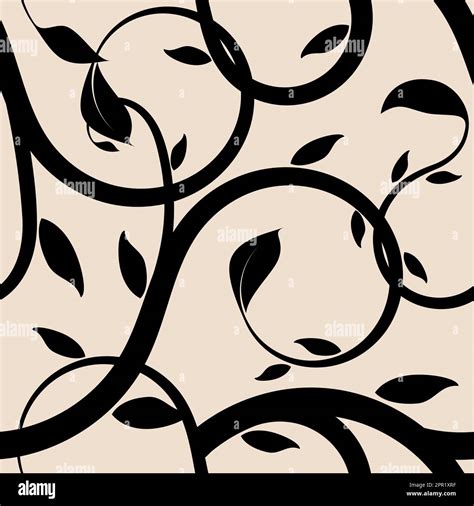 Seamless Flourish Design Pattern Stock Vector Image And Art Alamy