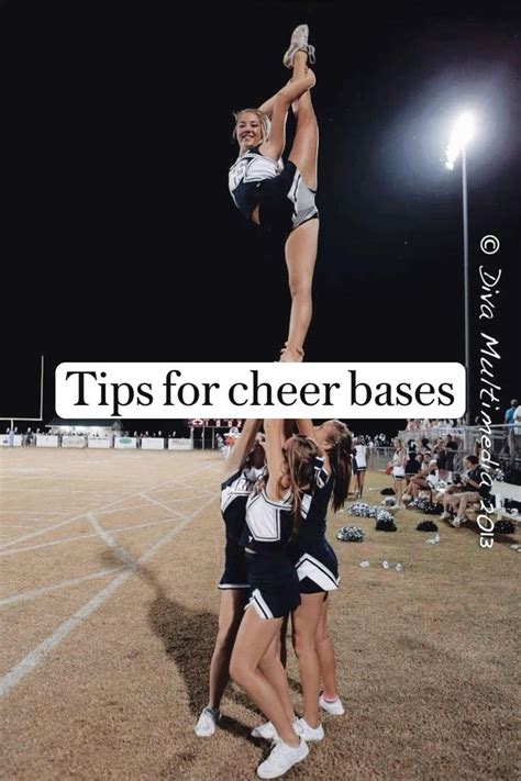 Tips For Cheer Bases Cheerleading Workout Cheerleading Stunt Cheer