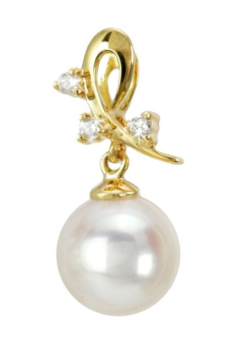 Złota Zawieszka Z Białą Perłą Akoya 534 Gemlord