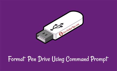 How To Format Pen Drive Using Cmd Noobietricks