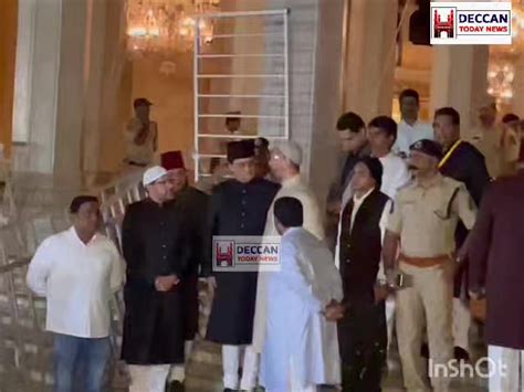 Hyderabad Mp Barrister Asaduddin Owaisi Visit Chowmahalla Palace By