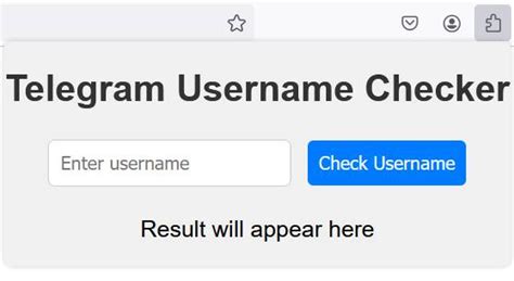 telegram username checker get this extension for 🦊 firefox en us