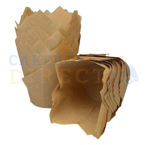 Light Brown Tulip Muffin Wrap Qty 200 Cake Boxes Direct Ltd
