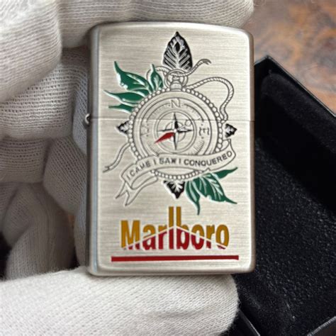 Zippo Zippo Marlboro Compass Adventure Team Lighter Brass