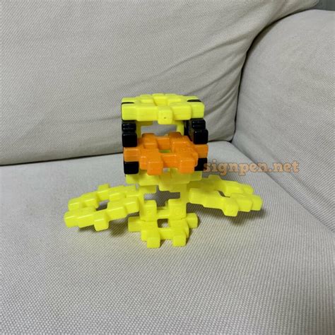 꼬마 사각블럭으로 레인보우 프렌즈 만들기 싸인펜의 Lifelog